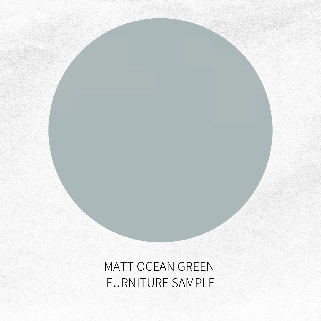 Matt Ocean Green Furniture Sample - The Luxury Bath Company