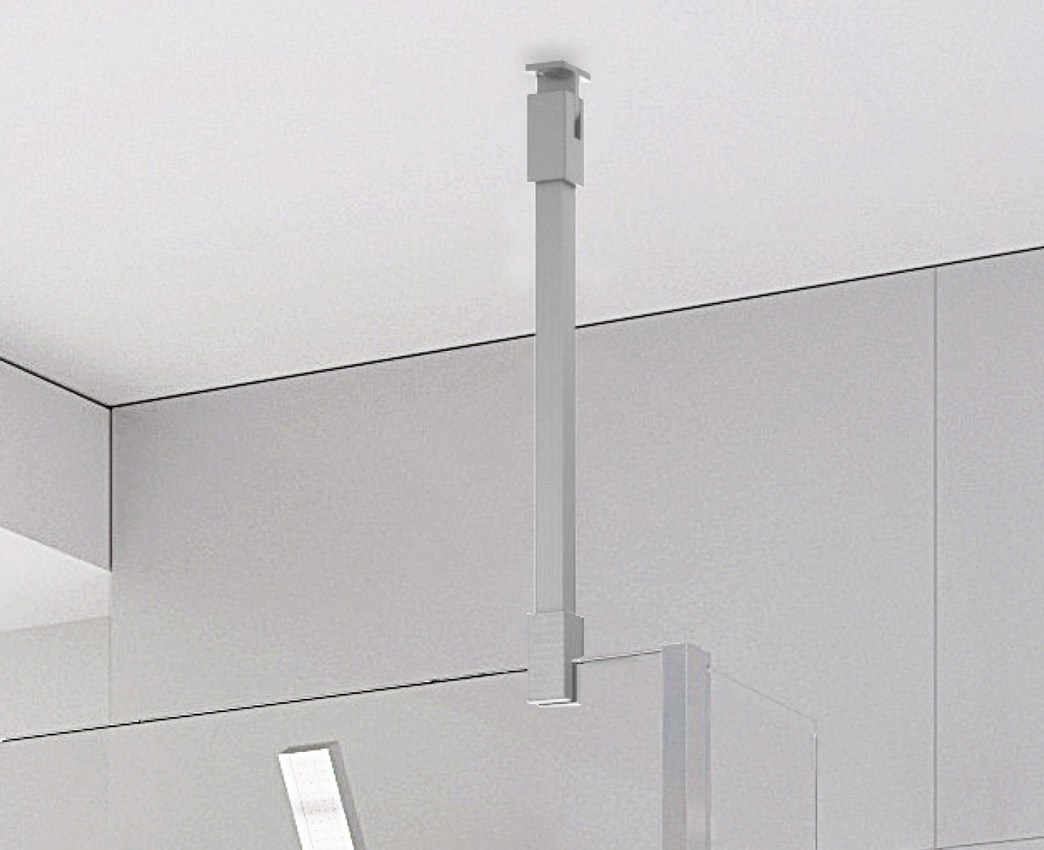 Moore Frameless Shower Panel – Chrome - The Luxury Bath Company