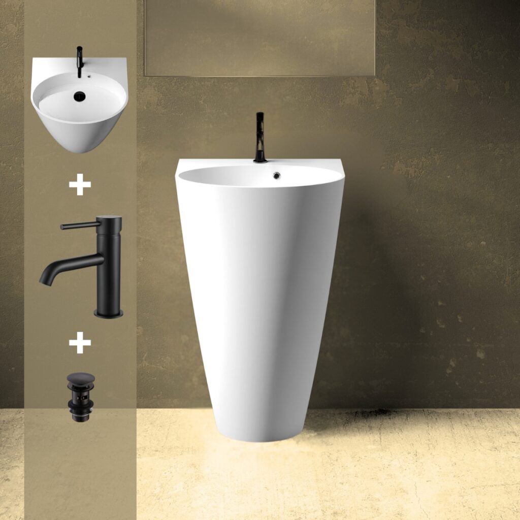 Marlow Bundle - Matt Black - The Luxury Bath Company